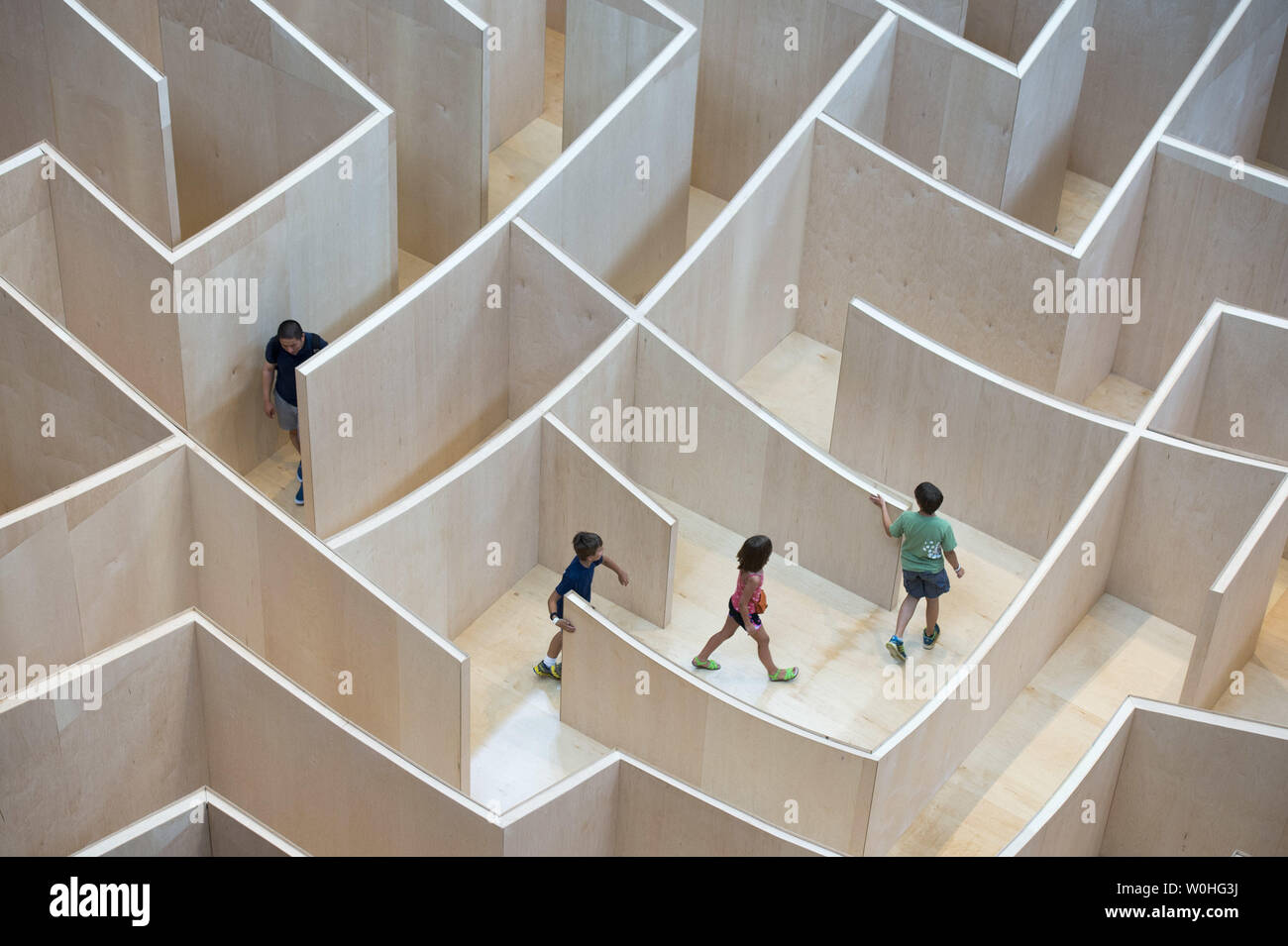 National building museum maze hi-res stock photography and images - Alamy
