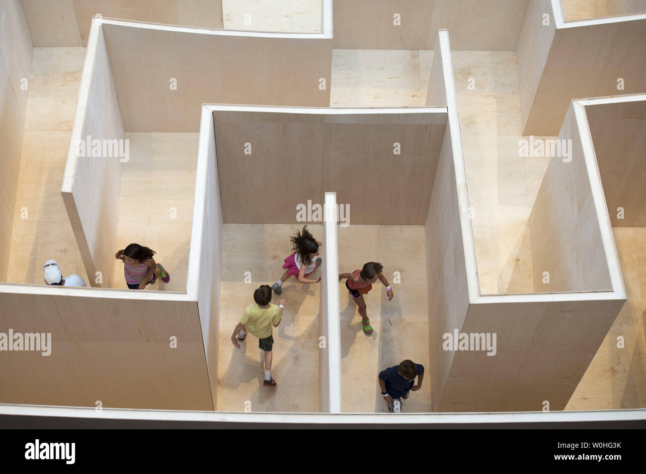 National building museum maze hi-res stock photography and images - Alamy