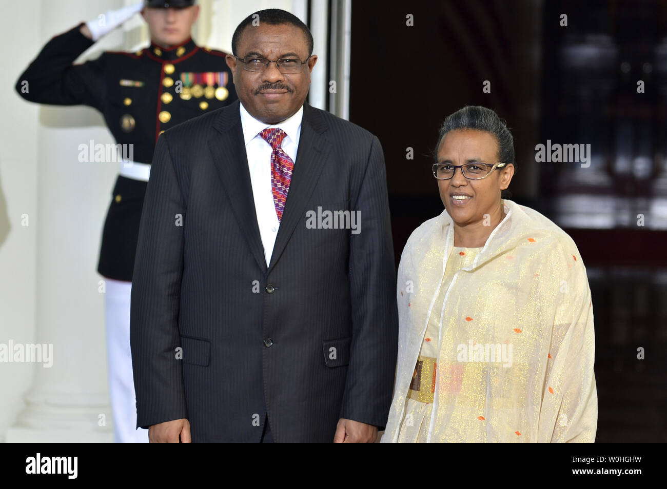 Ethiopia's Prime Minister Hailemariam Desalegn Boshe and Fist Lady ...