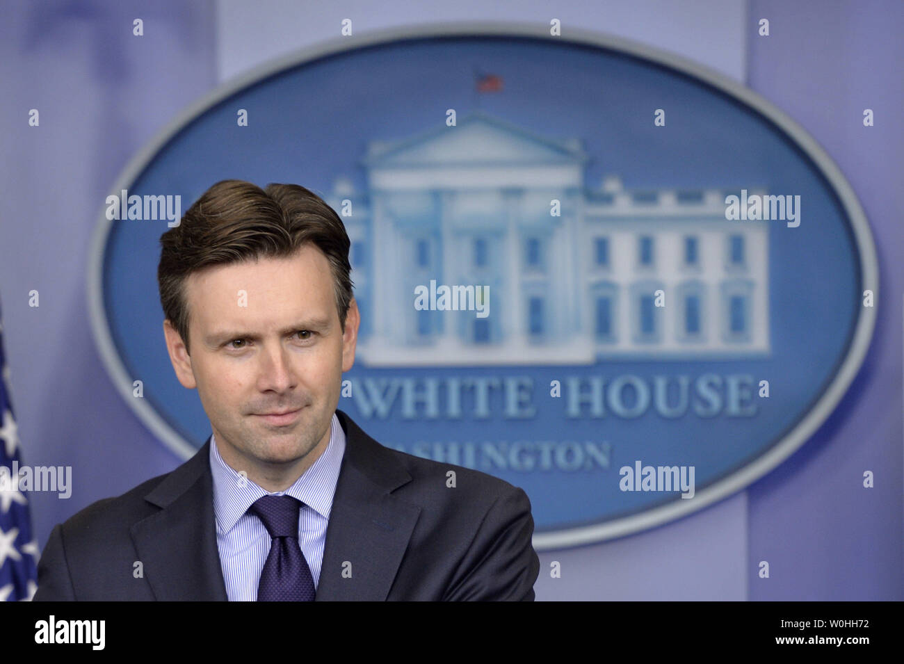 White House Press Secretary Josh Earnest speaks during the daily press ...