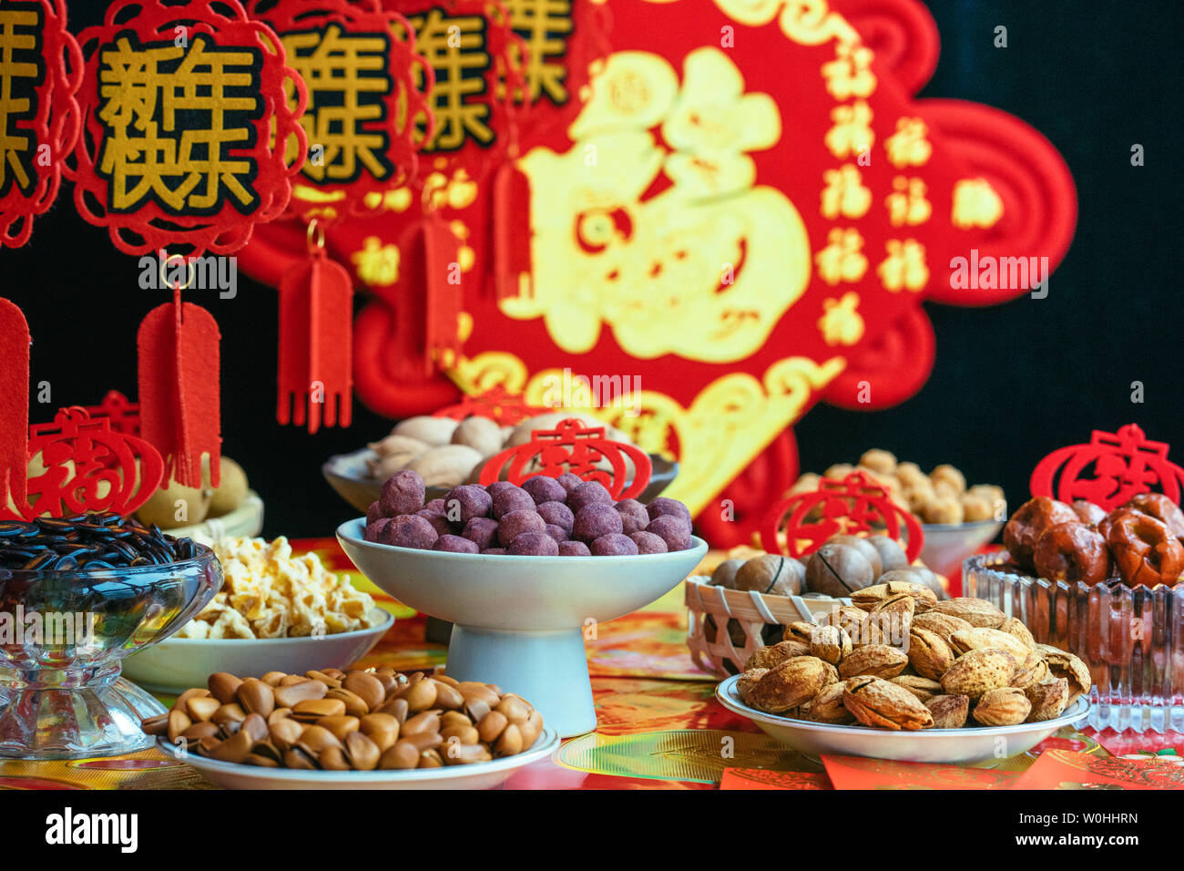 New Year food Stock Photo - Alamy
