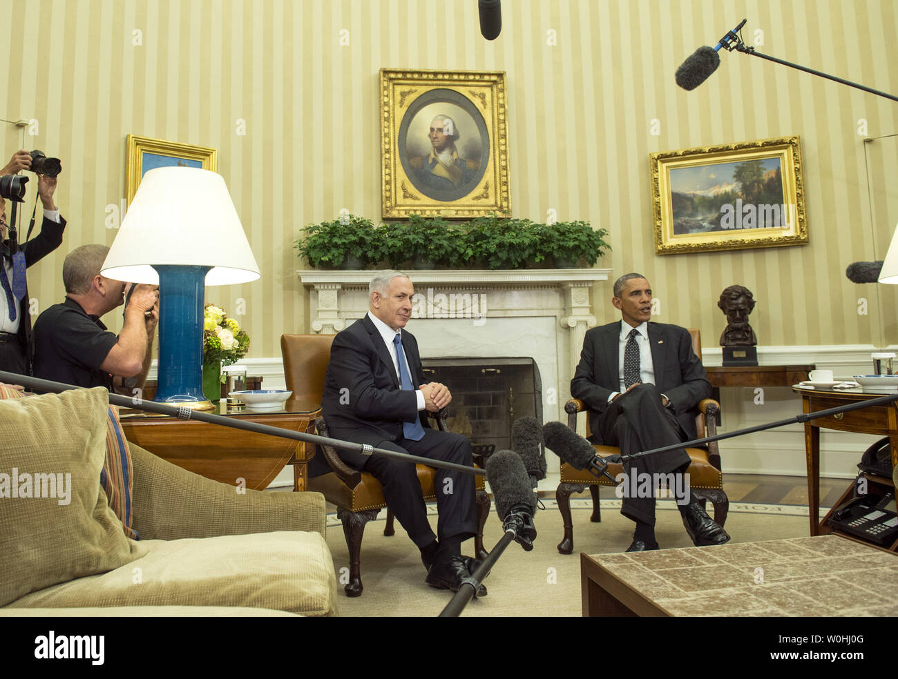 U.S. President Barack Obama meets with Israeli Prime Minister Benjamin ...