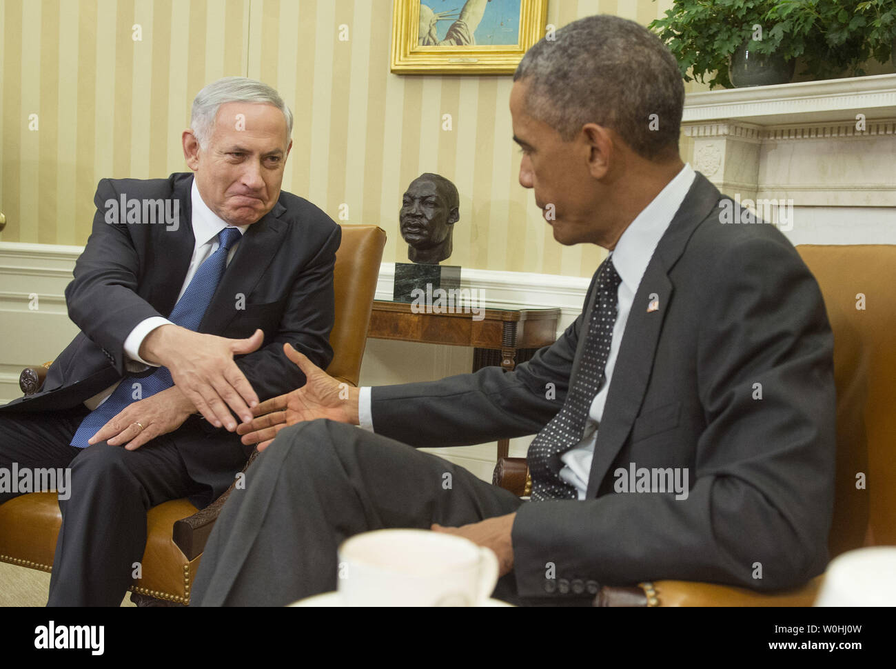 U.S. President Barack Obama meets with Israeli Prime Minister Benjamin ...