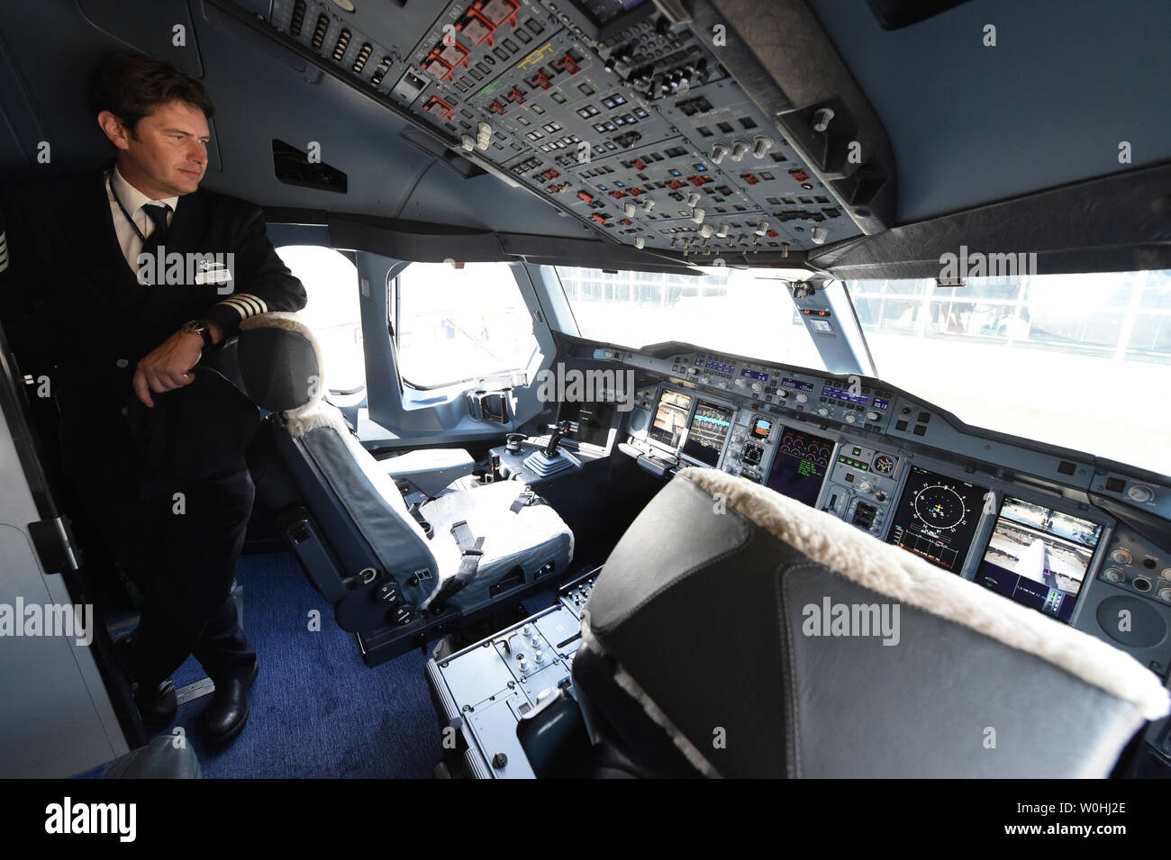 British Airways A380 Cockpit