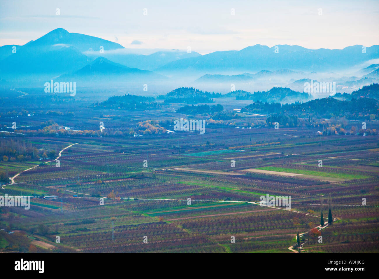 Neretva Valley .. a beautiful valley with mountains in the hinterland ...