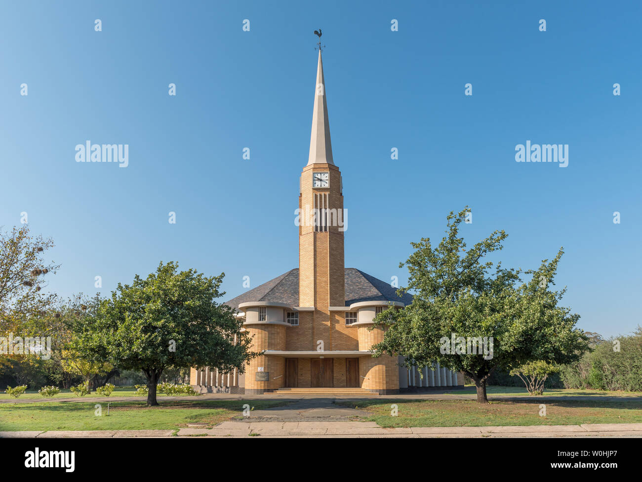 SENEKAL, SOUTH AFRICA - MAY 1, 2019: The building of the former Dutch ...