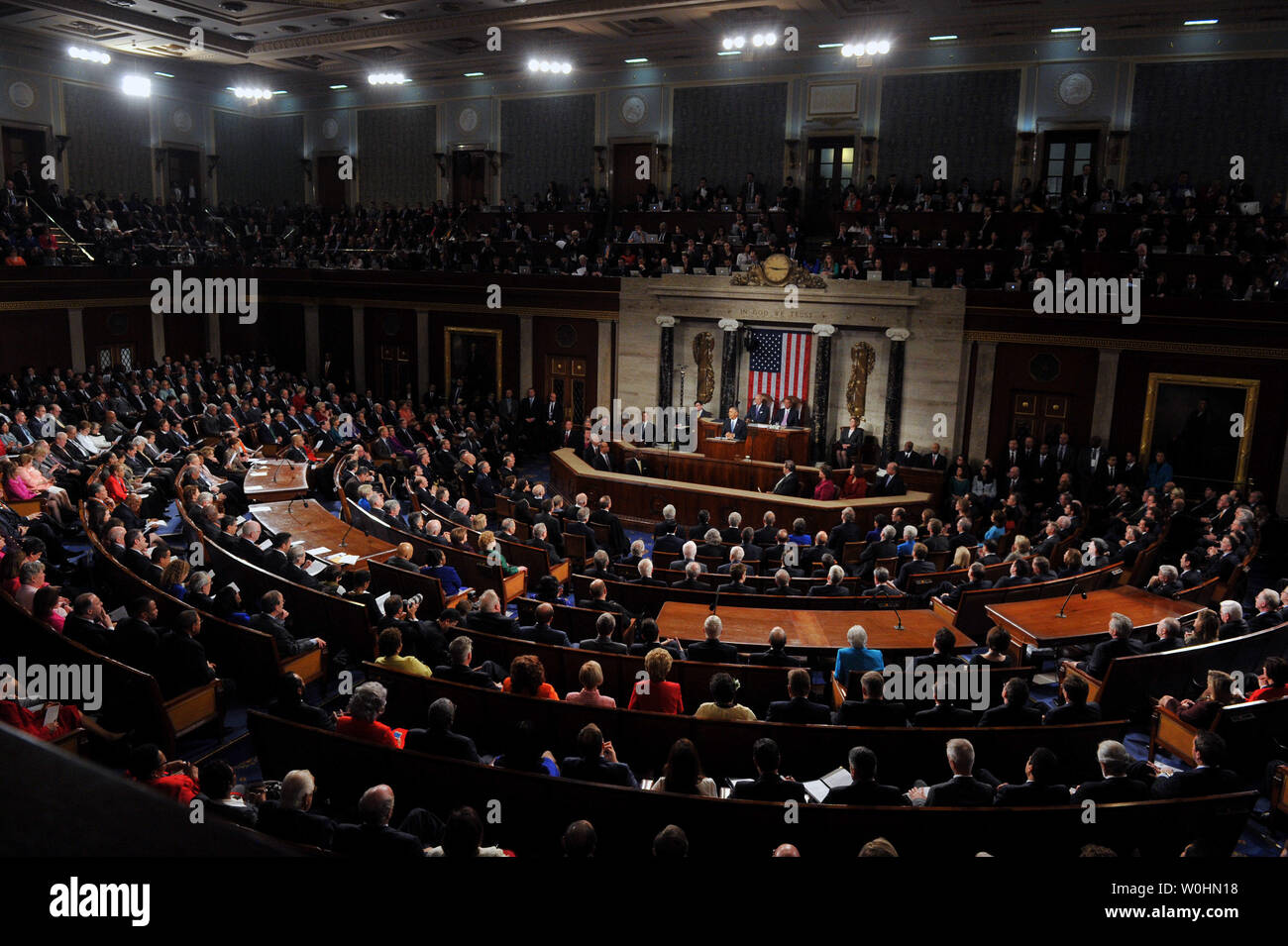 President Barack Obama delivers his state of the union address in the ...