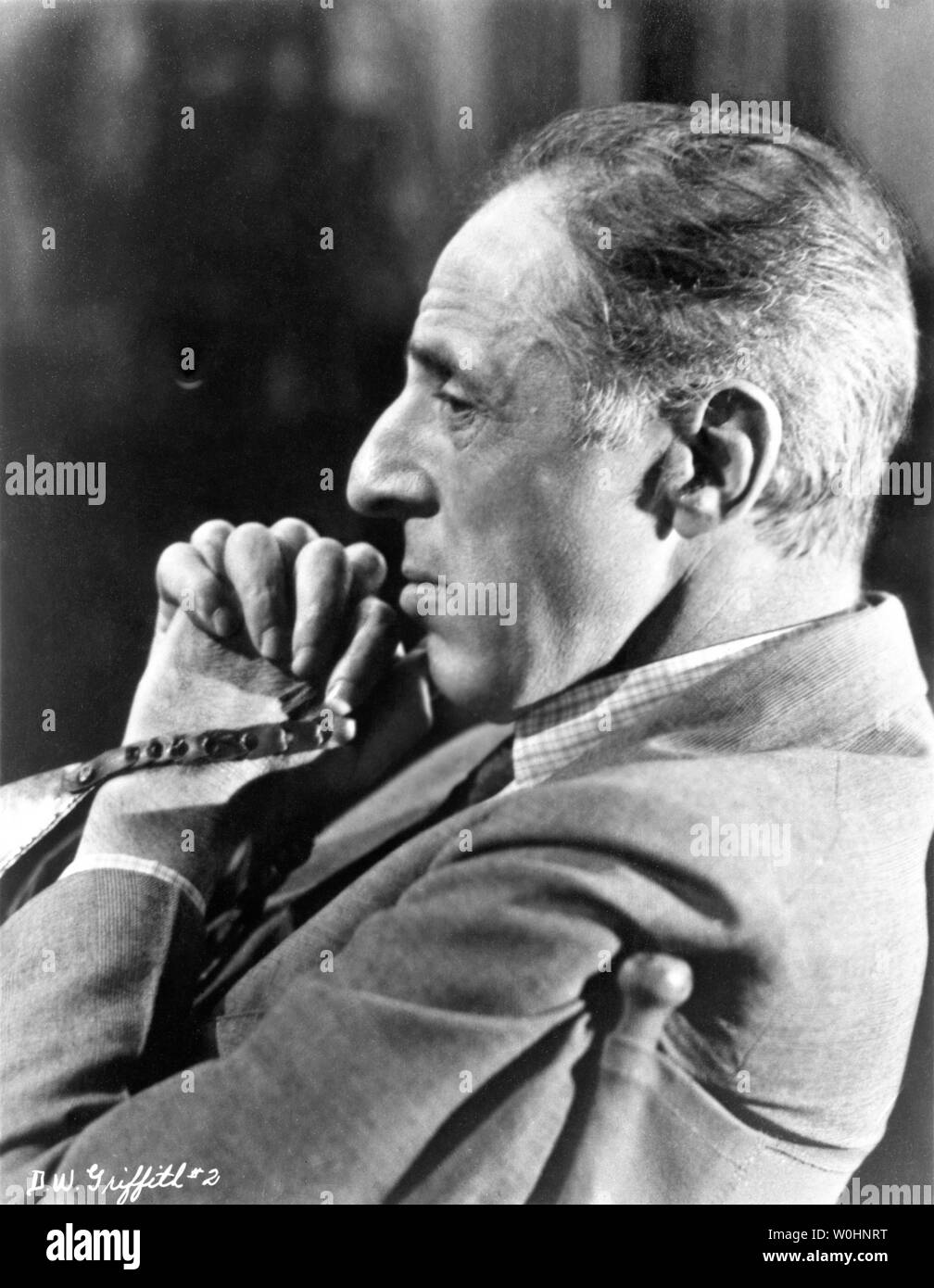 D. W. GRIFFITH Portrait circa 1928 pioneer director / writer / producer ...