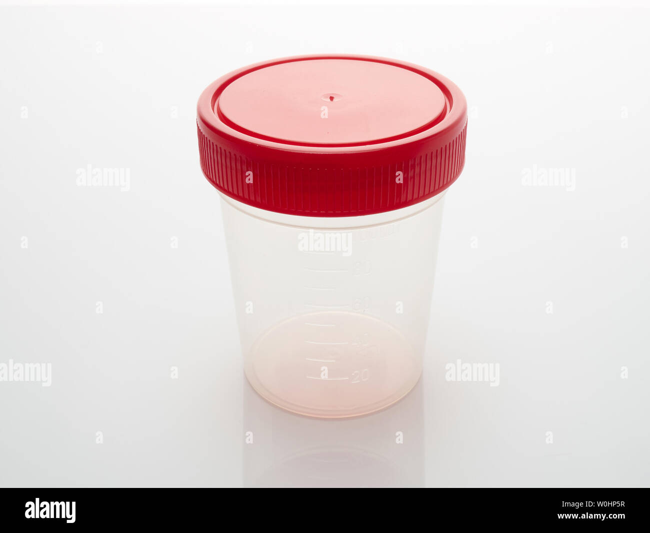 Medical vessel for testing on a white background Stock Photo - Alamy