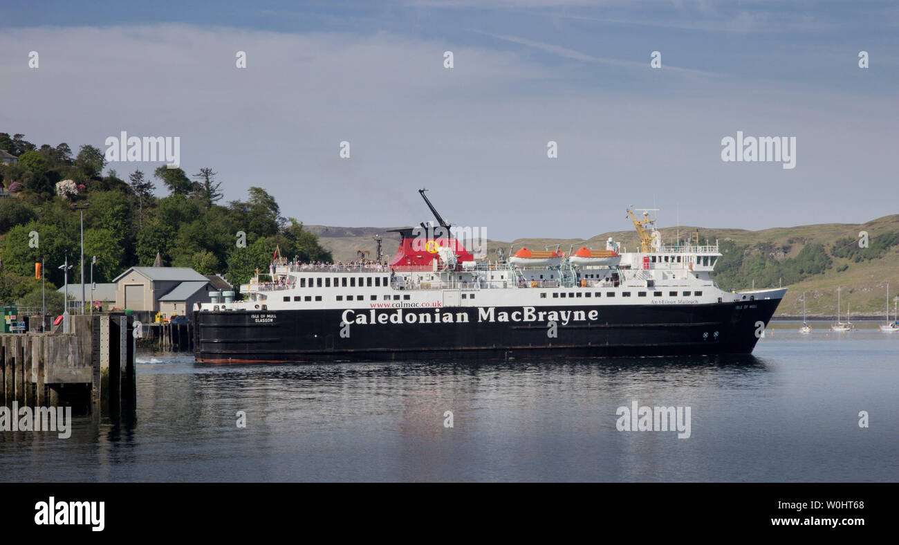 CalMac car ferry at Oban, Argyll and Bute, Scotland, port and terminal ...