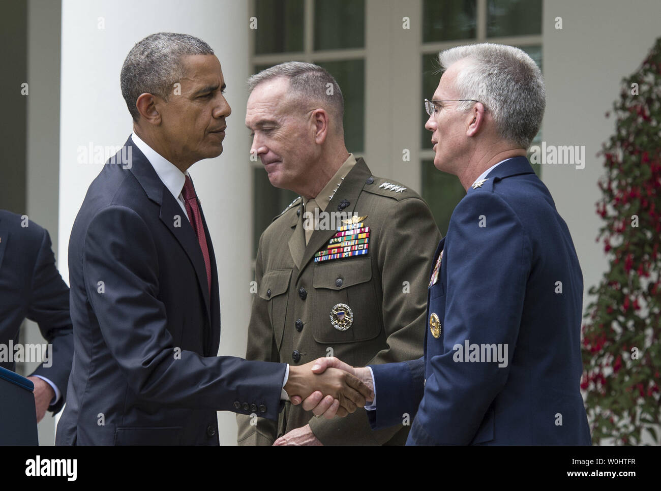 President Barack Obama shakes hands with Air Force Gen. Paul Selva, his ...