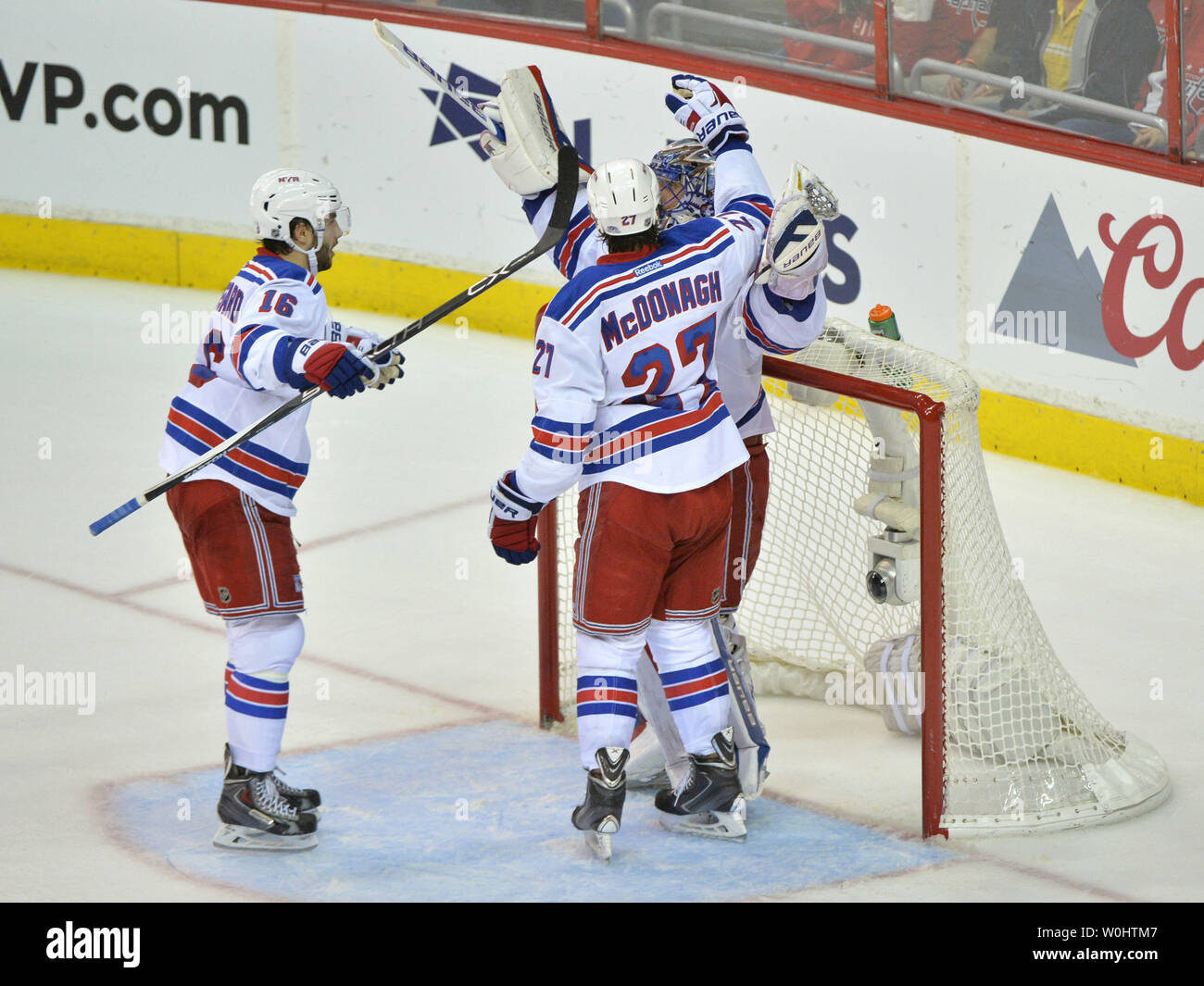New York Rangers defenseman Ryan McDonagh (27) and center Derick ...