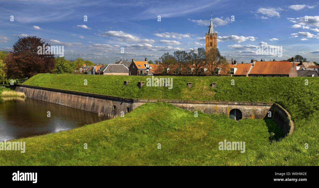 Citadel and Great Church in Naarden - Netherlands Stock Photo - Alamy