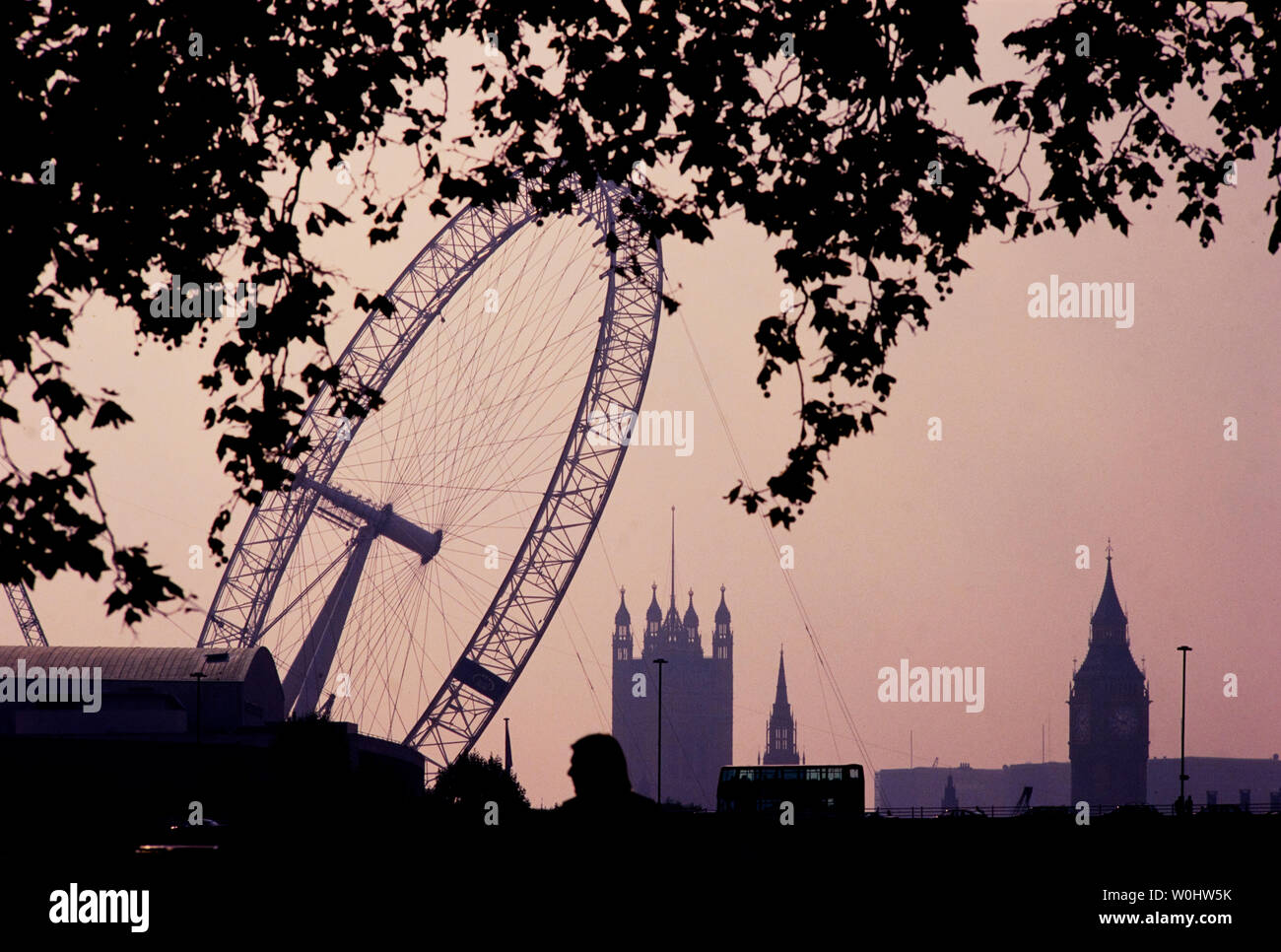 London Eye Ferris Wheel, London England UK. 2001 Stock Photo - Alamy