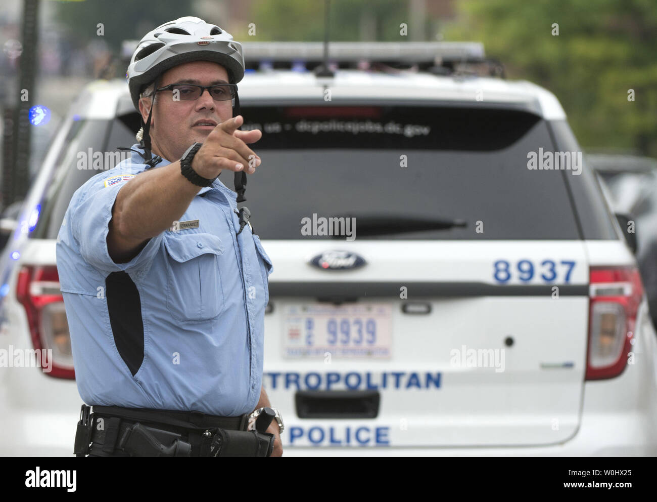 Police in shorts hi-res stock photography and images - Alamy