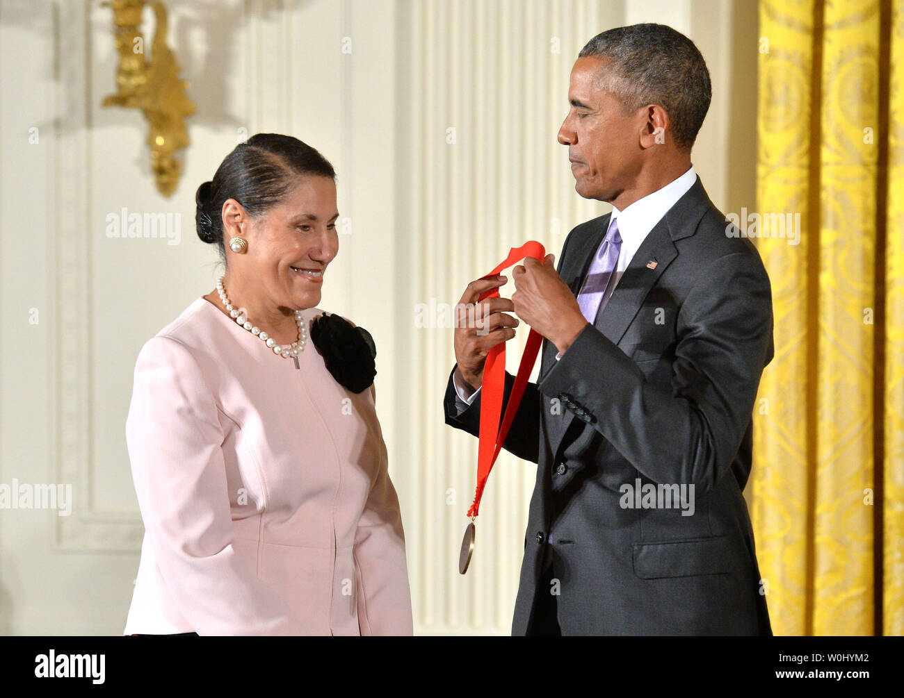 President Barack Obama awards a 2014 National Humanities Medal to ...