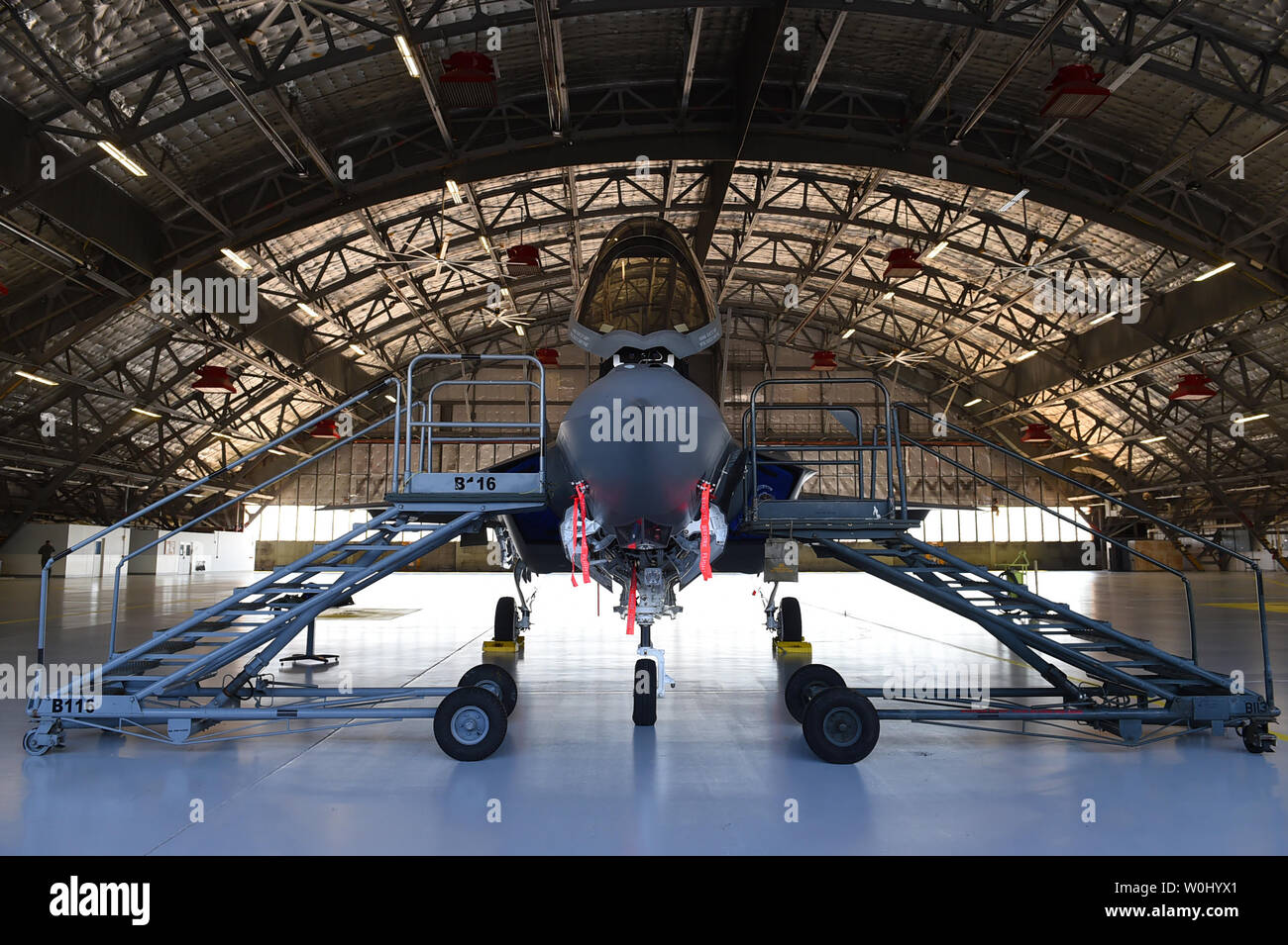 A F-35, the U.S. Air Force's latest fifth-generation fighter, is on ...