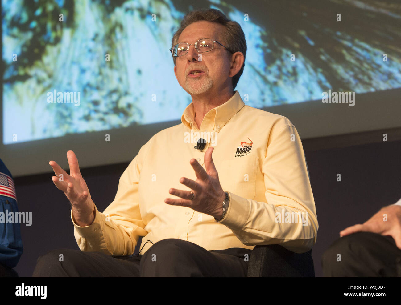 Jim Green, director of planetary science at NASA, speaks at a press ...