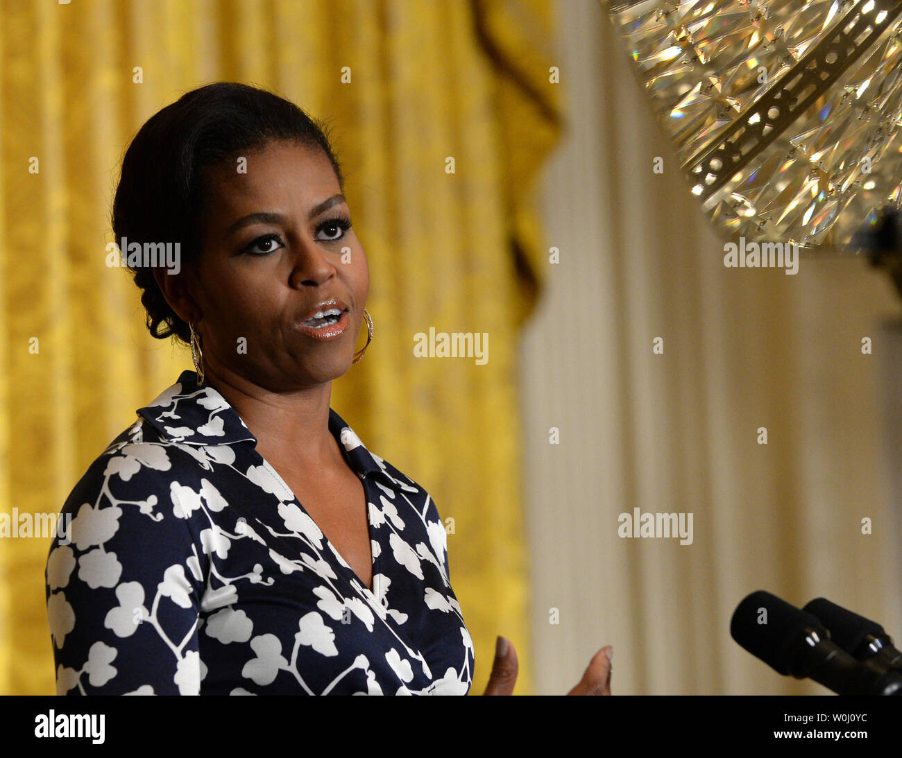 First Lady Michelle Obama announces a new public awareness campaign ...