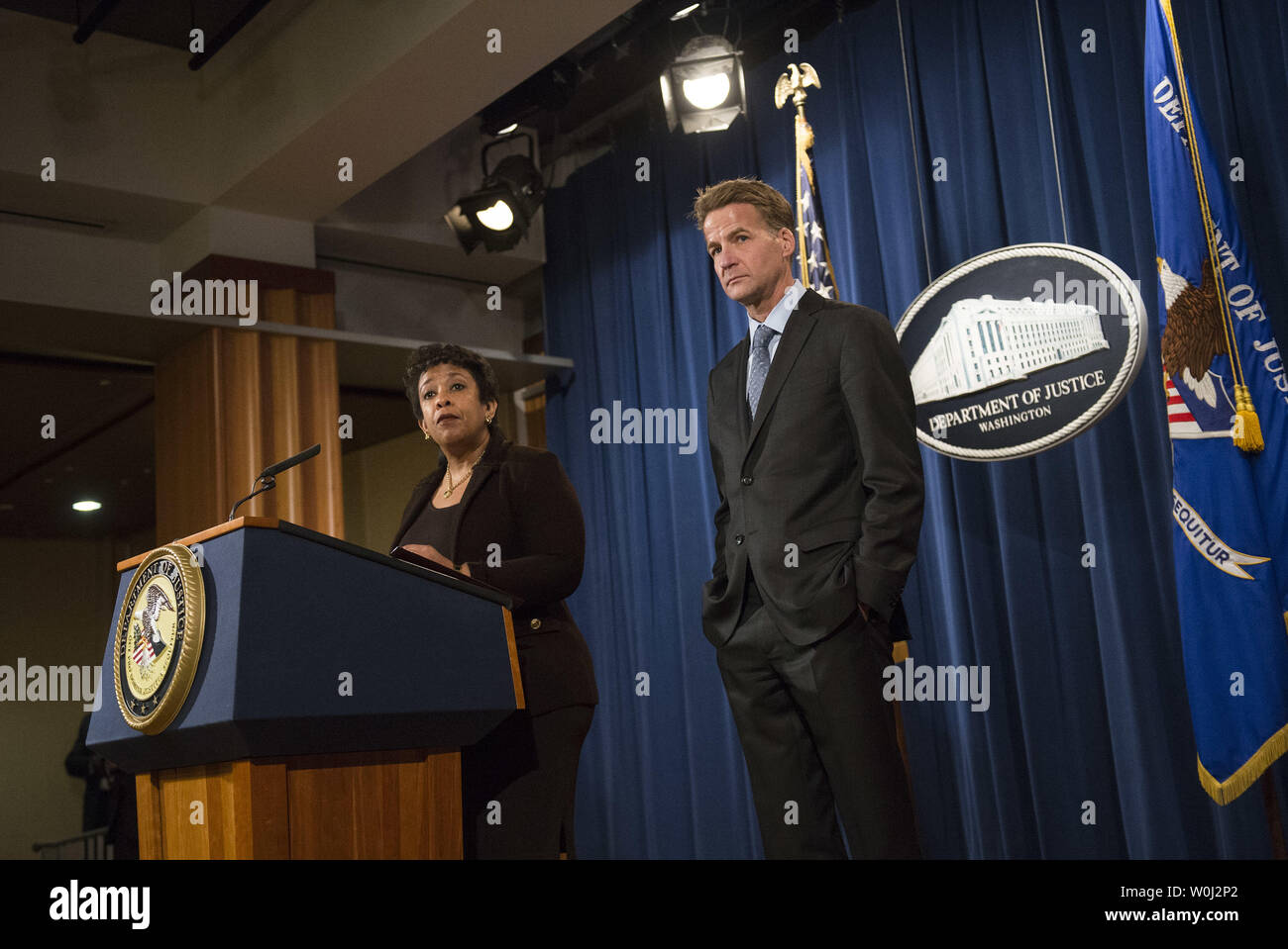 Attorney General Loretta Lynch, joined by U.S. Attorney Zachary T ...
