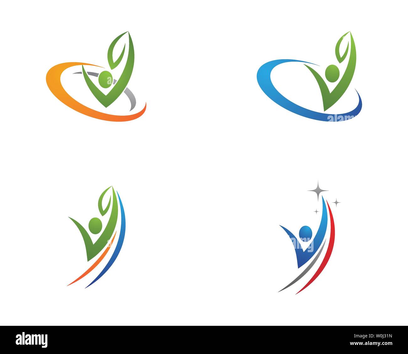 Human character logo sign illustration vector design Stock Vector Image ...