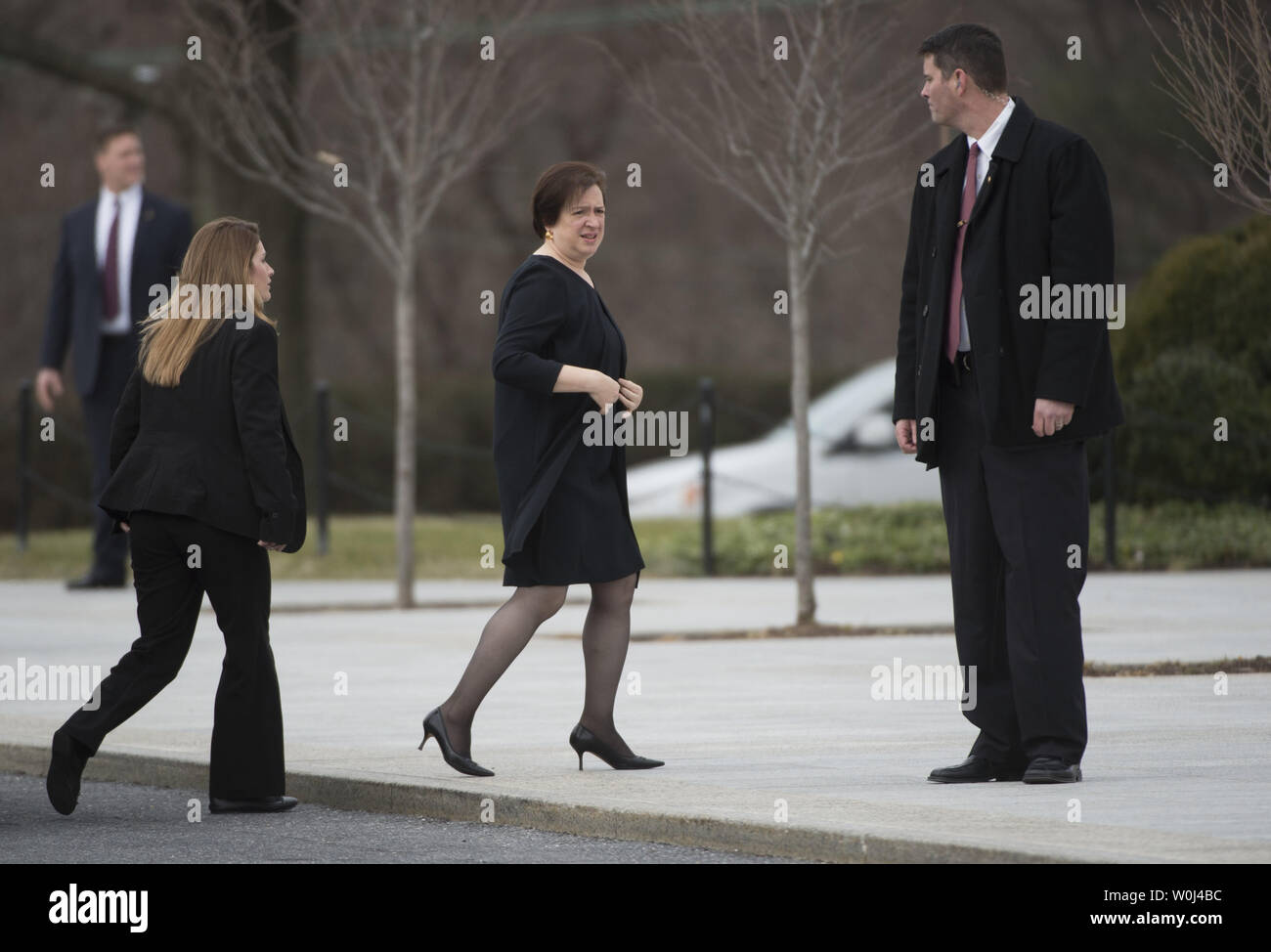 U.S. Supreme Court Justice Elena Kagan arrives to the Basilica of the ...