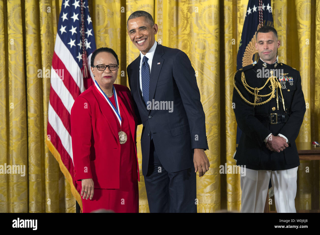 President Barack Obama awards the National Medal of Science to Dr ...