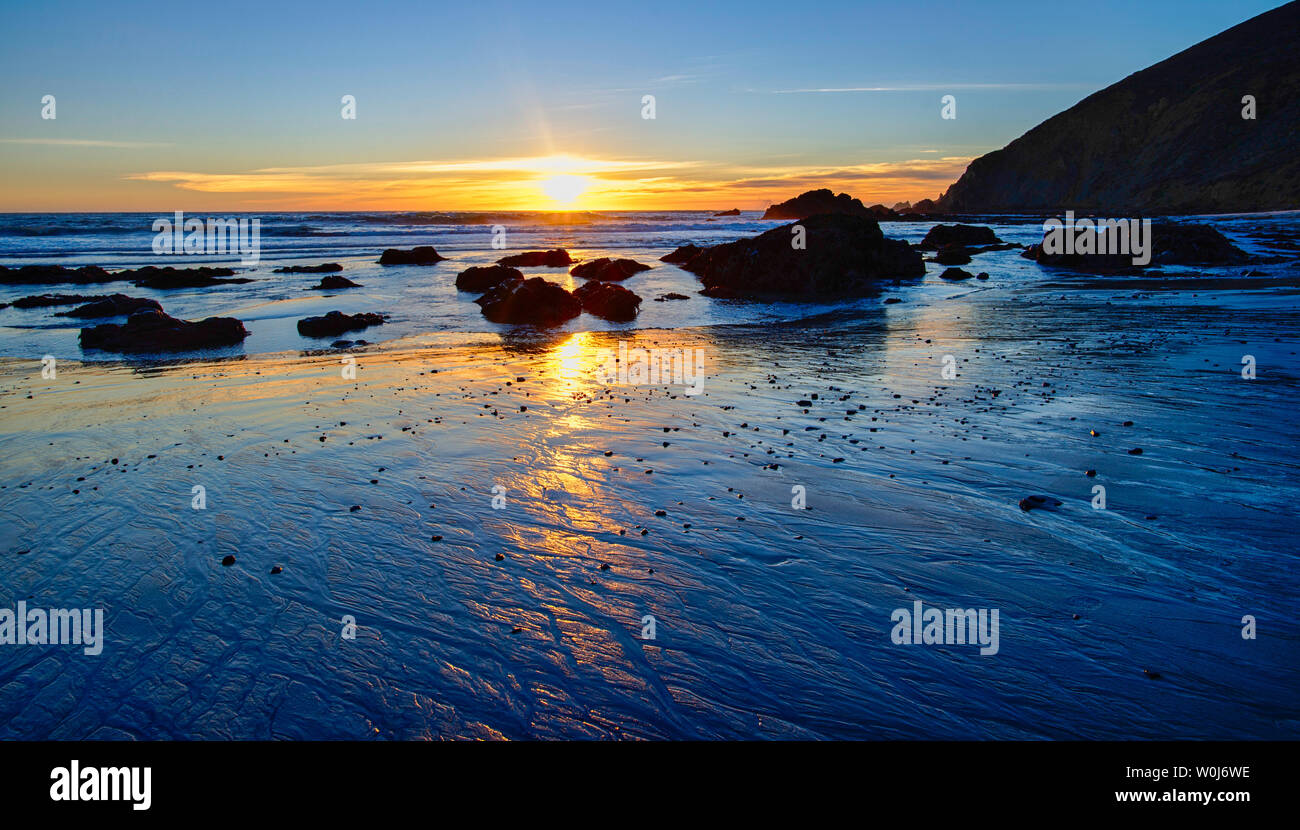 Pfeiffer beach sunset hi-res stock photography and images - Alamy