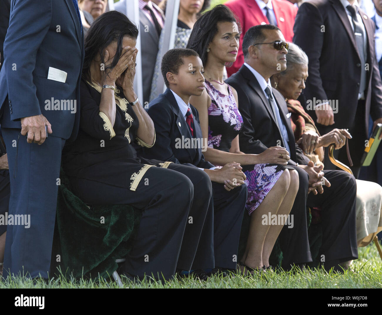 Family members of U.S. Air Force 2nd Lt., Malvin Greston "Mal ...