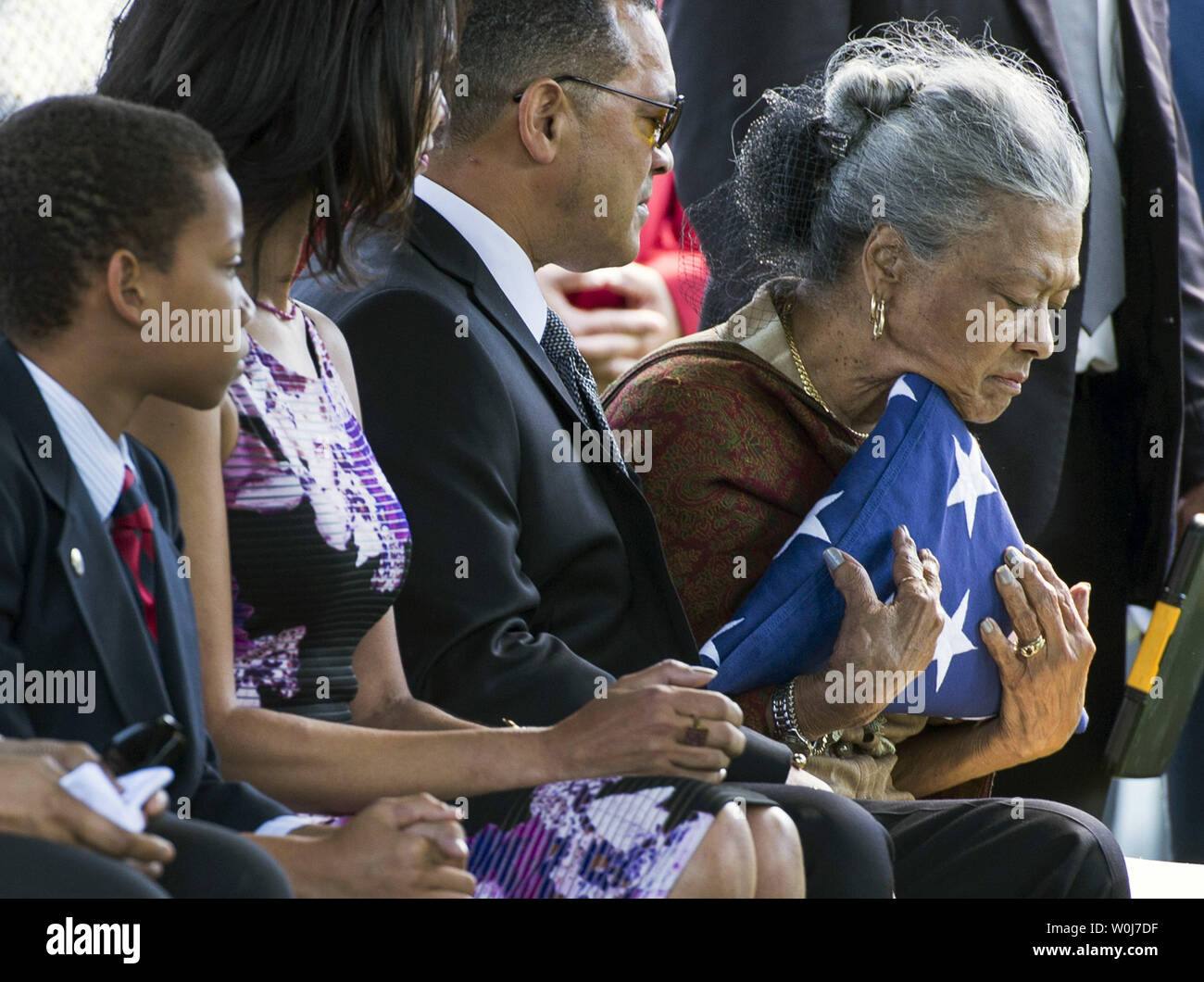 Nola Whitfield, the wife of U.S. Air Force 2nd Lt., Malvin Greston "Mal ...