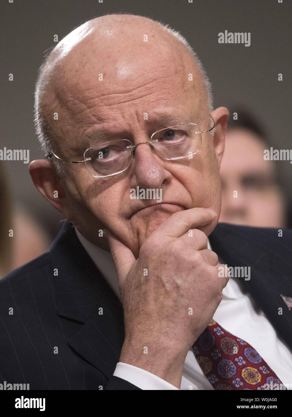National Intelligence Director James Clapper testifies during a Senate ...
