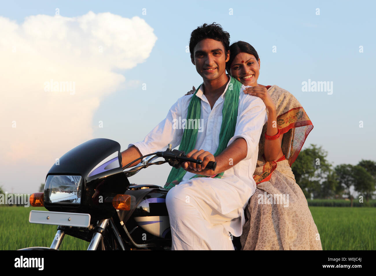 Farmer on motorcycle hi-res stock photography and images - Alamy