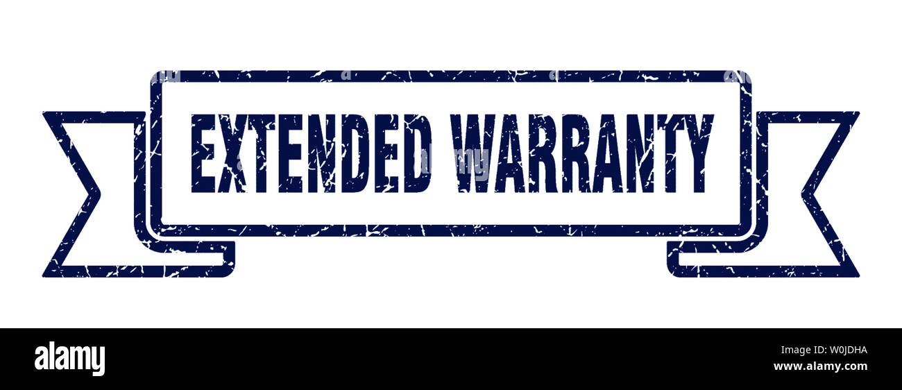 extended warranty grunge ribbon. extended warranty sign. extended ...
