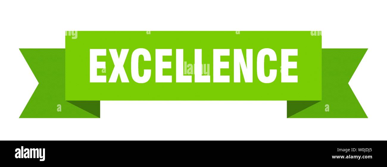 excellence ribbon. excellence isolated sign. excellence banner Stock ...