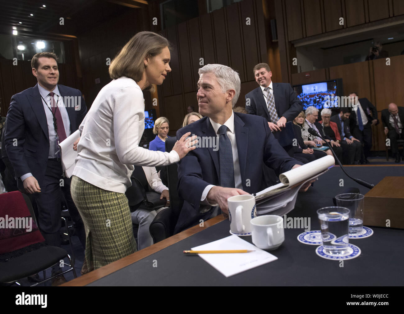 Neil gorsuch wife marie louise hi-res stock photography and images - Alamy