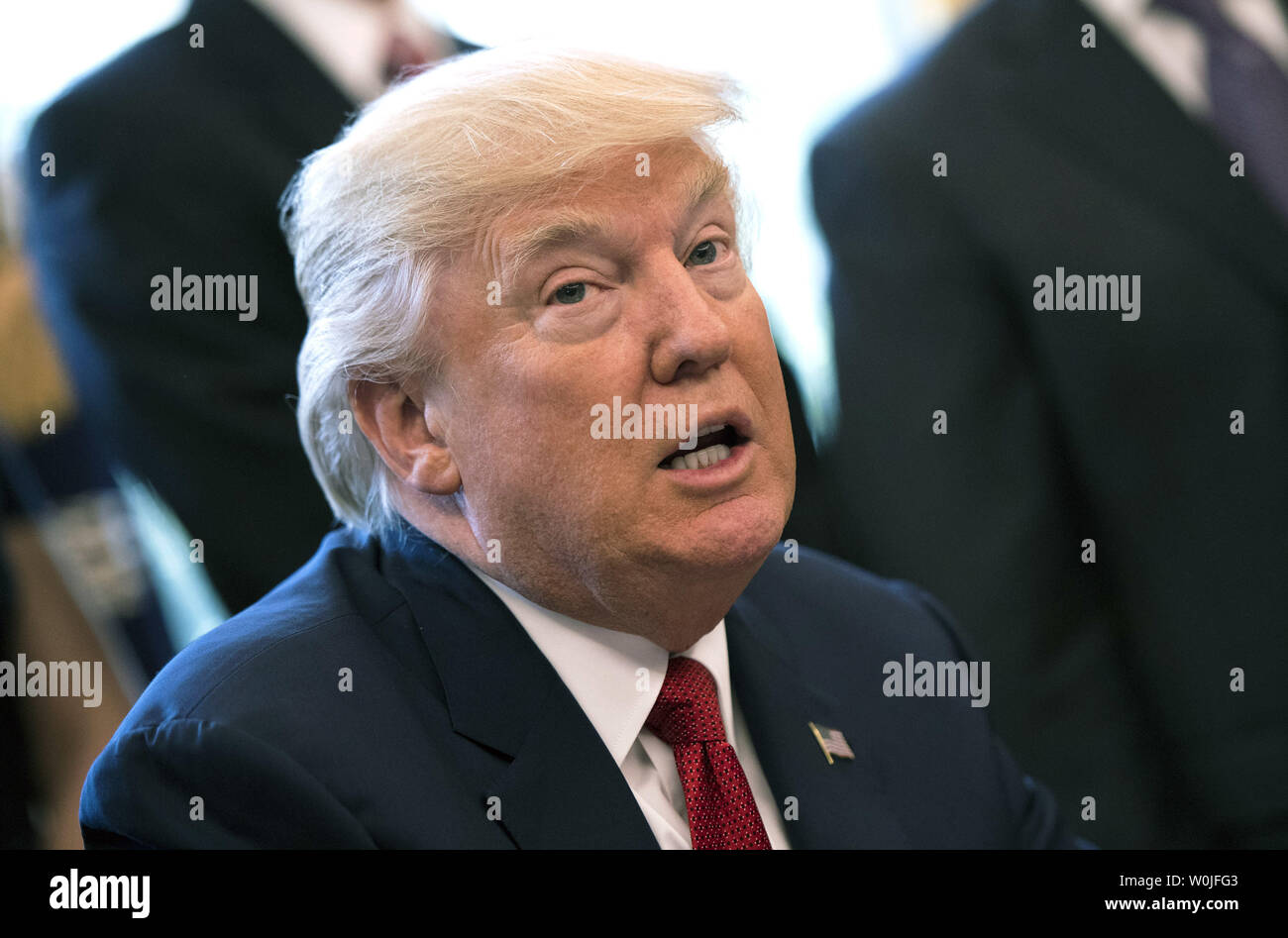 President Donald Trump delivers remarks before signing the Memorandum ...