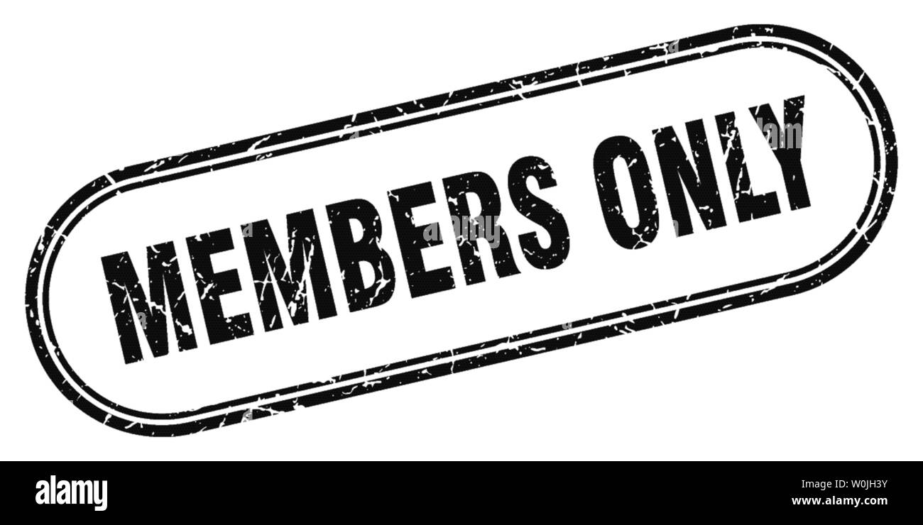 members only stamp. members only square grunge sign. members only Stock ...