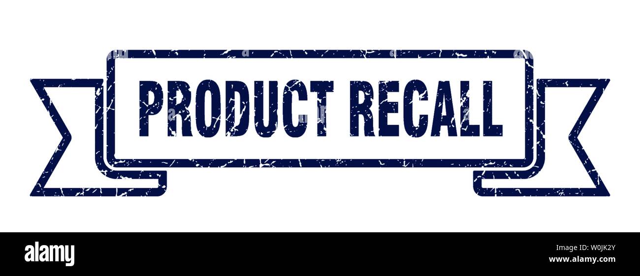 product recall grunge ribbon. product recall sign. product recall ...