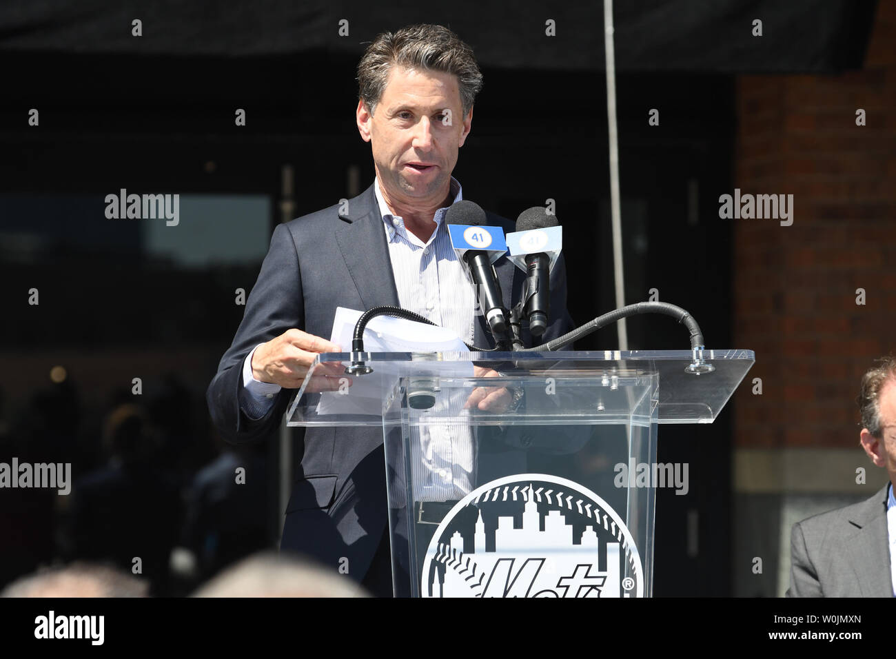 Queens, NY, USA. 27th June, 2019. Jeff Wilpon at the 'Seaver Way ...