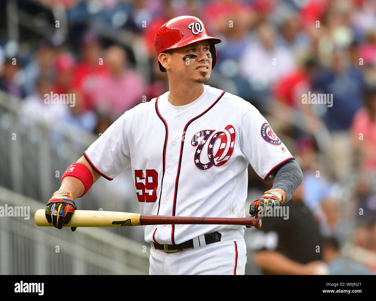 Washington nationals catcher jose lobaton 59 hi-res stock photography ...