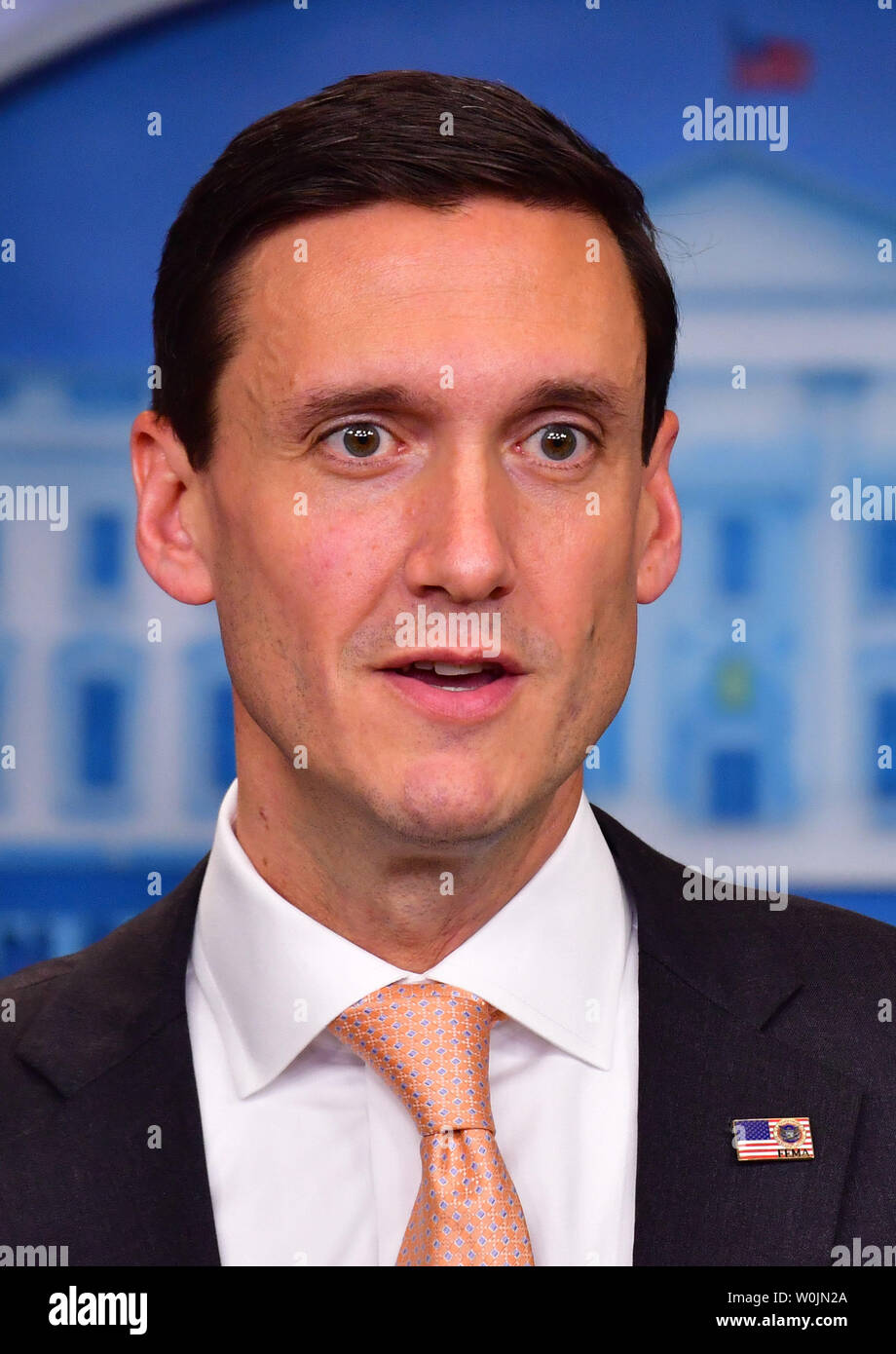 Tom Bossert, White House Homeland Security Advisor, speaks on the ...