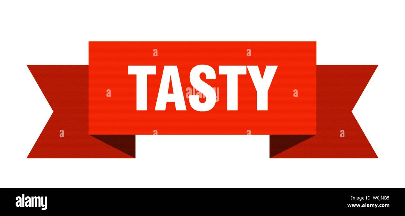 tasty ribbon. tasty isolated sign. tasty banner Stock Vector Image ...