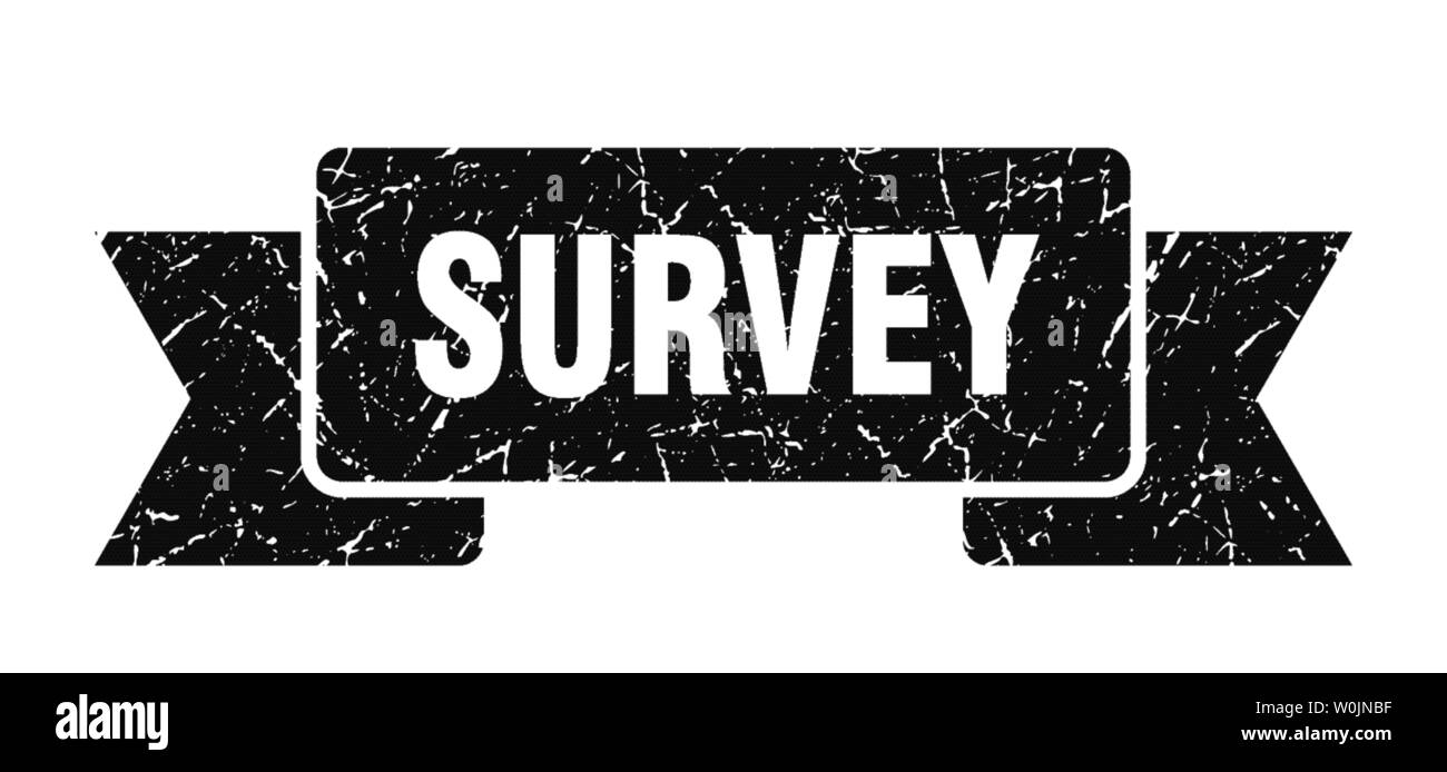 survey grunge ribbon. survey sign. survey banner Stock Vector Image ...