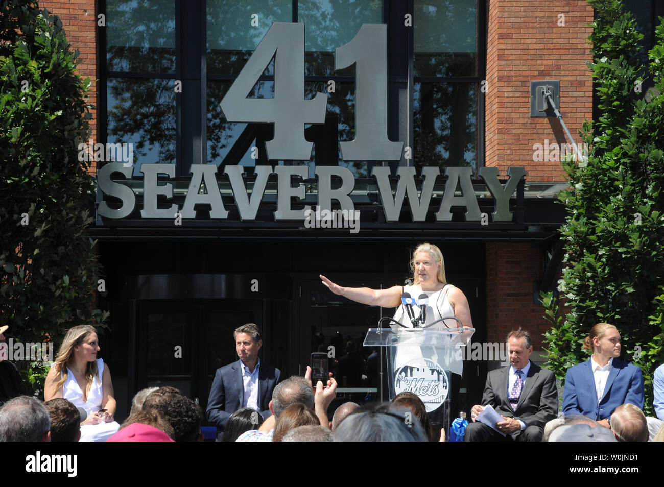 Queens, NY, USA. 27th June, 2019. Sarah Seaver at the 'Seaver Way ...