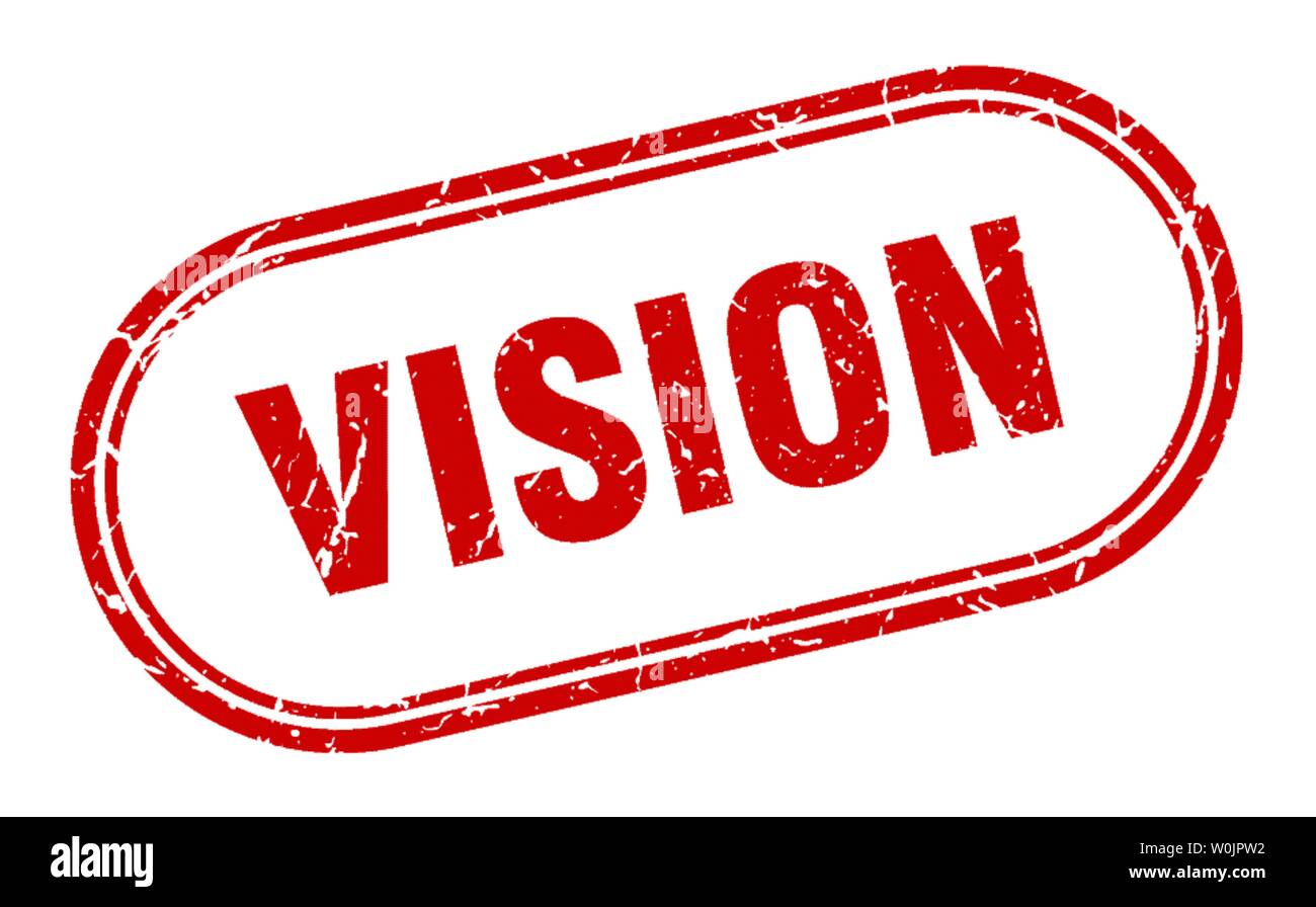 vision stamp. vision square grunge sign. vision Stock Vector Image ...