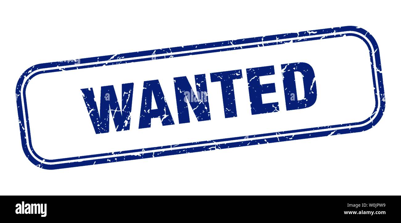 wanted stamp. wanted square grunge sign. wanted Stock Vector Image ...