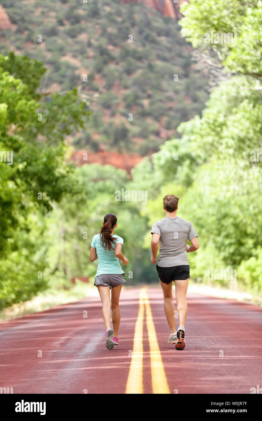 Back view running man in hi-res stock photography and images - Alamy
