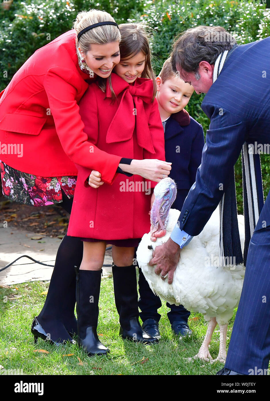President Donald Trump's daughter Ivanka and children Arabella and ...