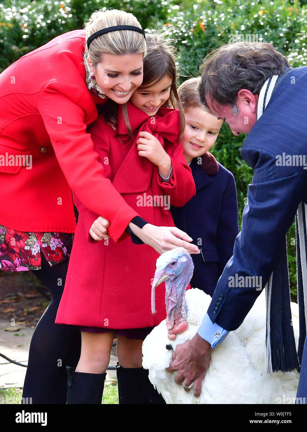 President Donald Trump's daughter Ivanka and children Arabella and ...