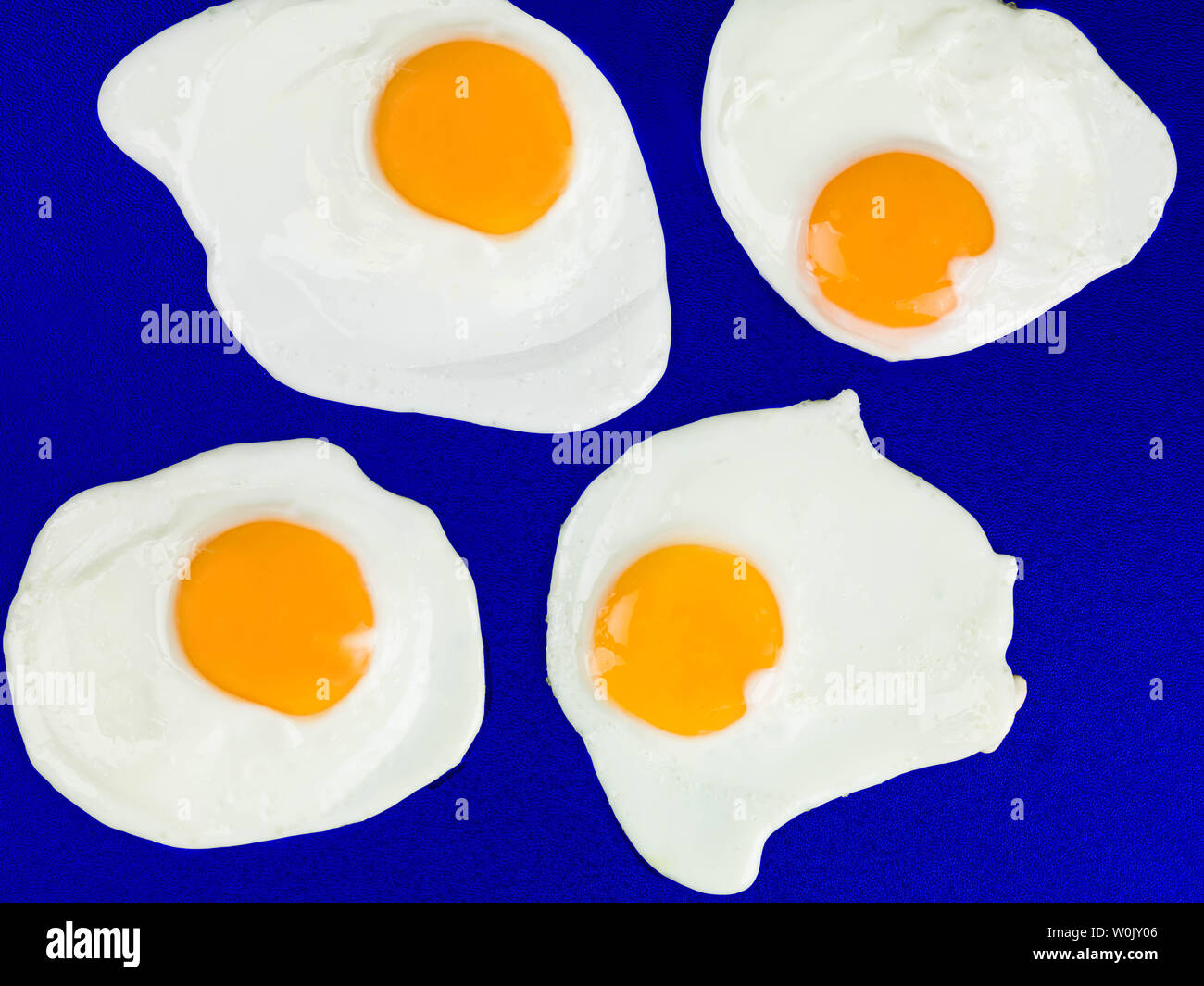 Breakfast Food of Fried Hens or Chicken Eggs Stock Photo - Alamy